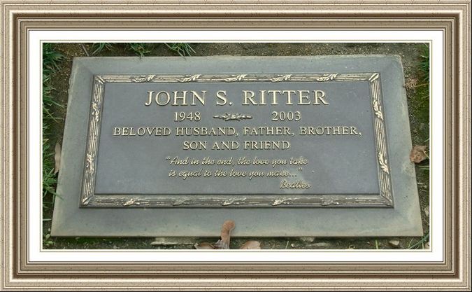 John Ritter Casket